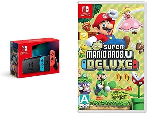 Nintendo Switch 1.1 + Mario Bros. U Deluxe : Amazon.com.mx: Videojuegos