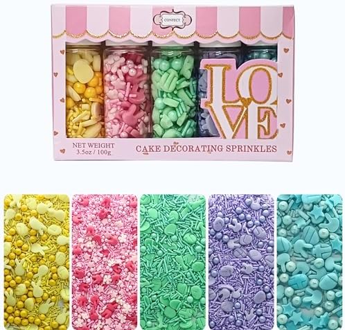 Amazon.com: Confect Baby Shower Sprinkles – Assorted Pack of 5 (Parrot ...