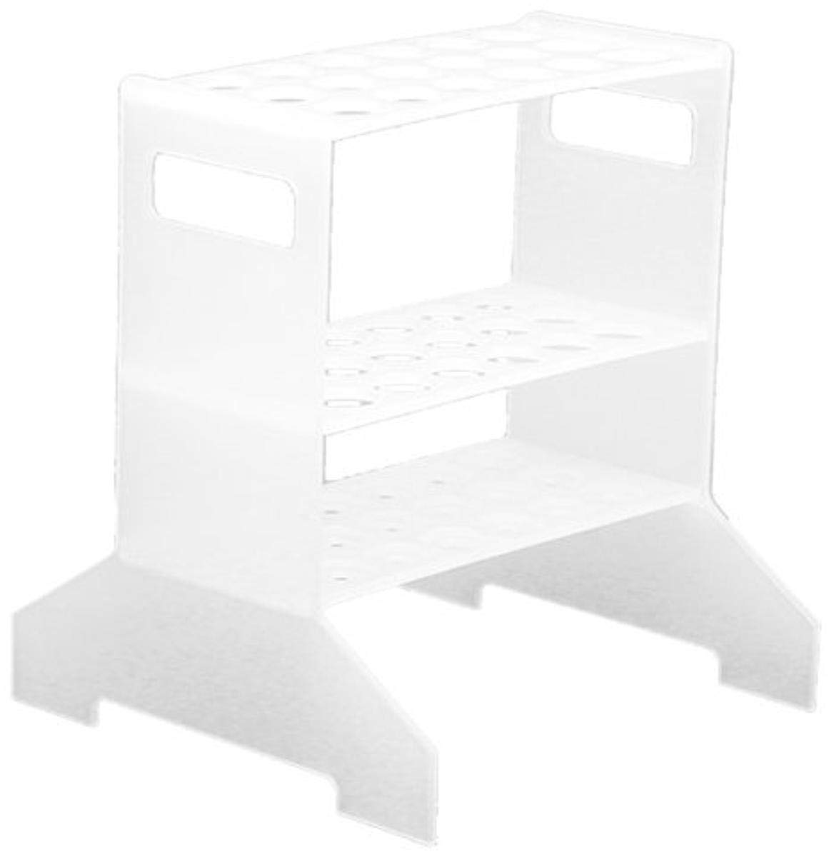 Dynalon 103215-0000 Polypropylene Tall Hydrometer 18 Place Storage Rack ...