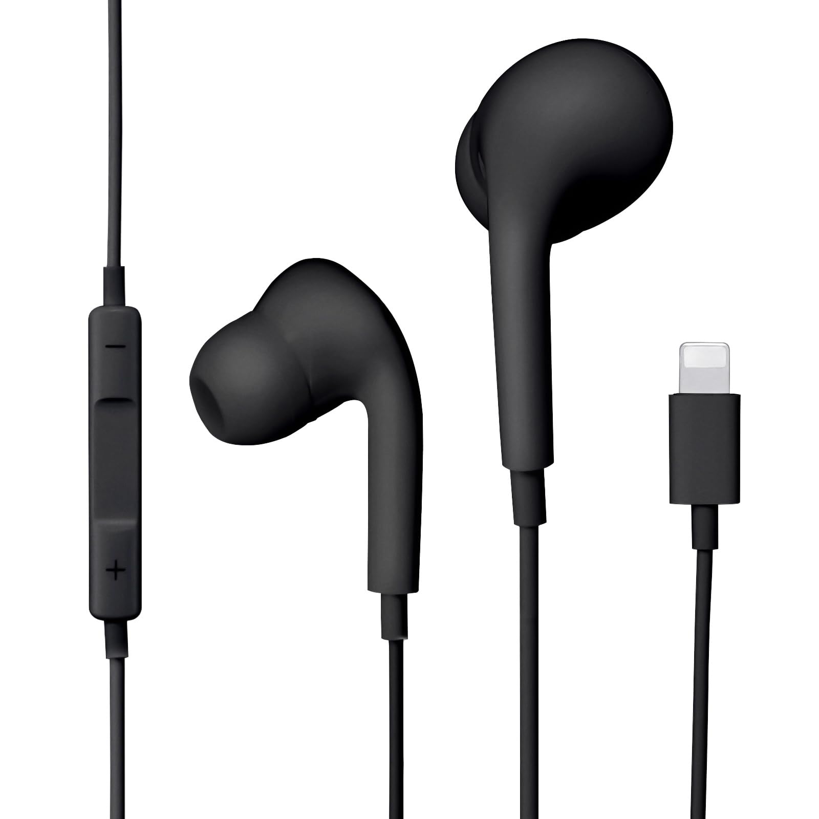 Wired Headphones for iPhone.Earbuds Built-in Microphone & Volume ...