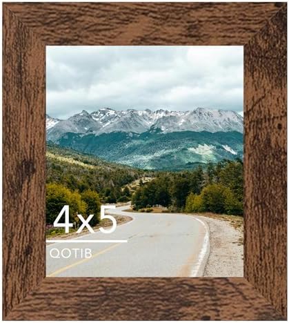 Amazon.com - QOTIB 4x5 Picture Frame for Wall Hanging or Tabletop, Wood ...