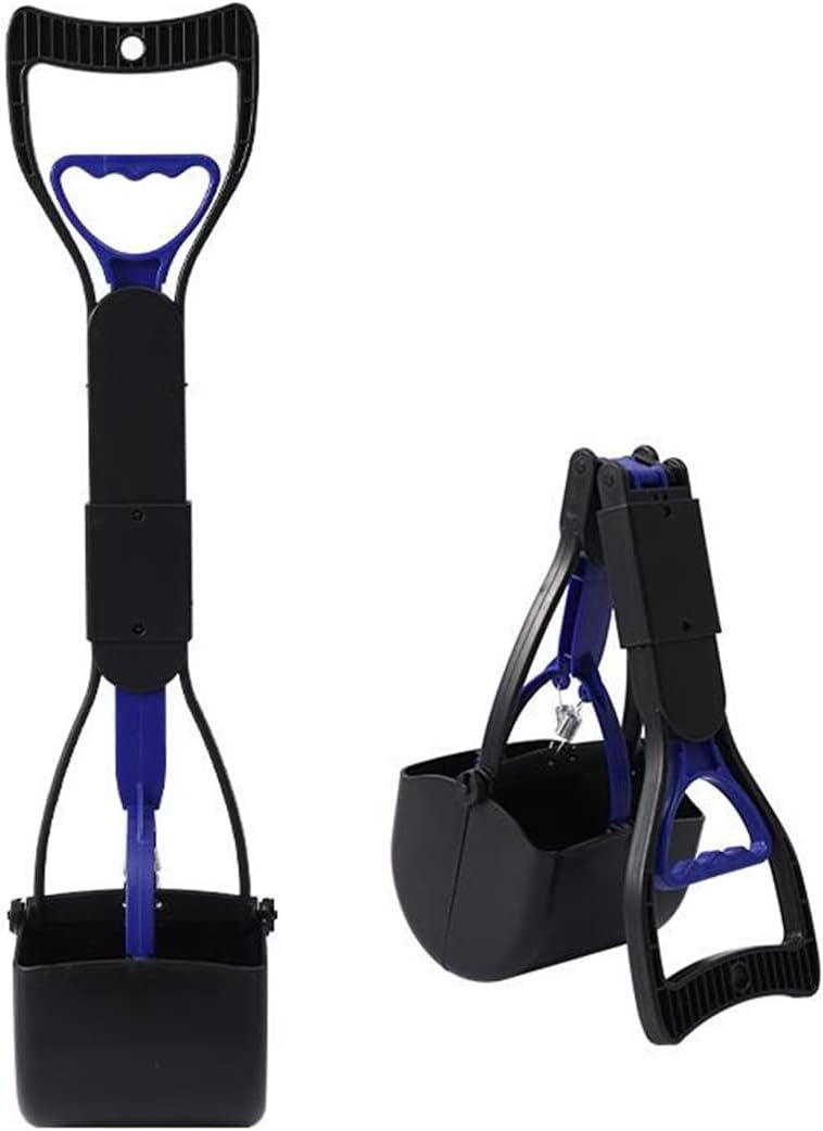 Amazon.com : JINGUWU Pet Pooper Scooper, 45CM Long Fold Handle Walking ...