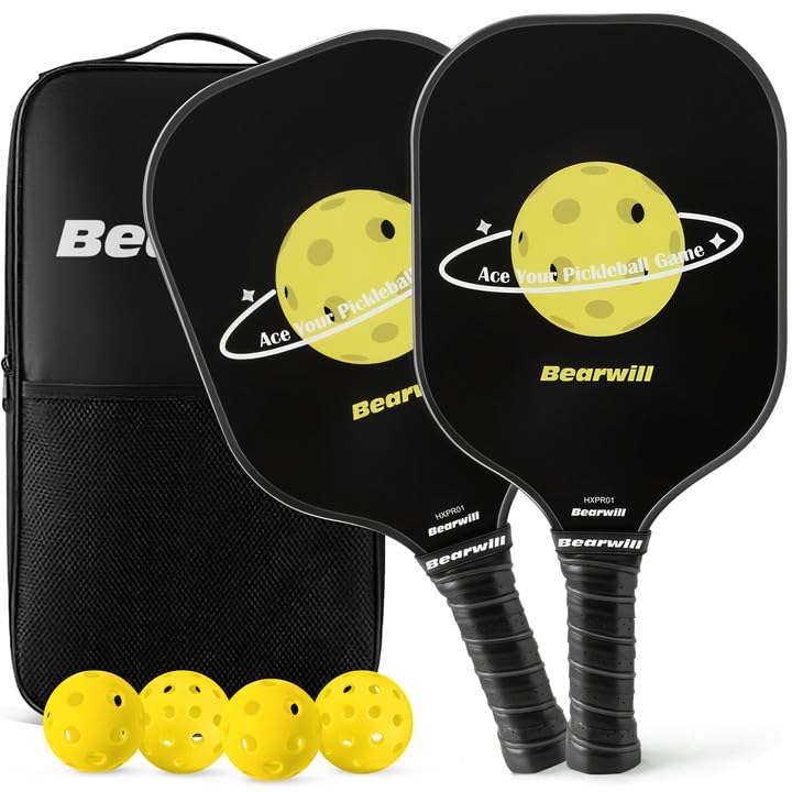 Fiberglass Surface Pickleball Paddles, USAPA Approved Pickleball ...
