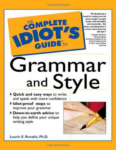 The Complete Idiot's Guide to Grammar and... by Tozakis, Laurie