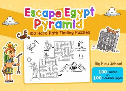 Escape Egypt Pyramid - 100 Hard Path Finding Puzzles: Fisher, Jemma ...