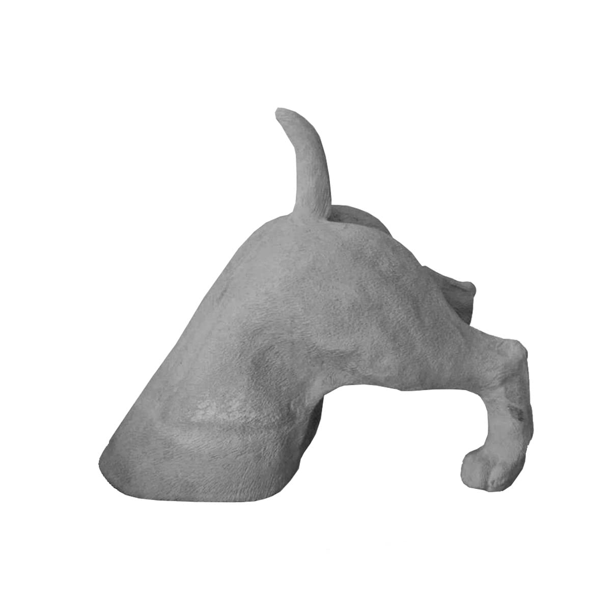 Amazon.com: PIRINOLA Outdoor Life Size Dog Sculpture - Gray Concrete ...