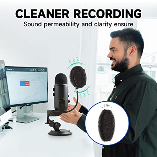 Snapklik.com : Microphone Pop Filter For Blue Yeti,Blue Snowball,Hyperx ...