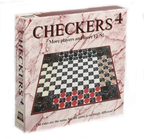Checkers 4 (4 Player Checkers) : Amazon.ca: Toys & Games