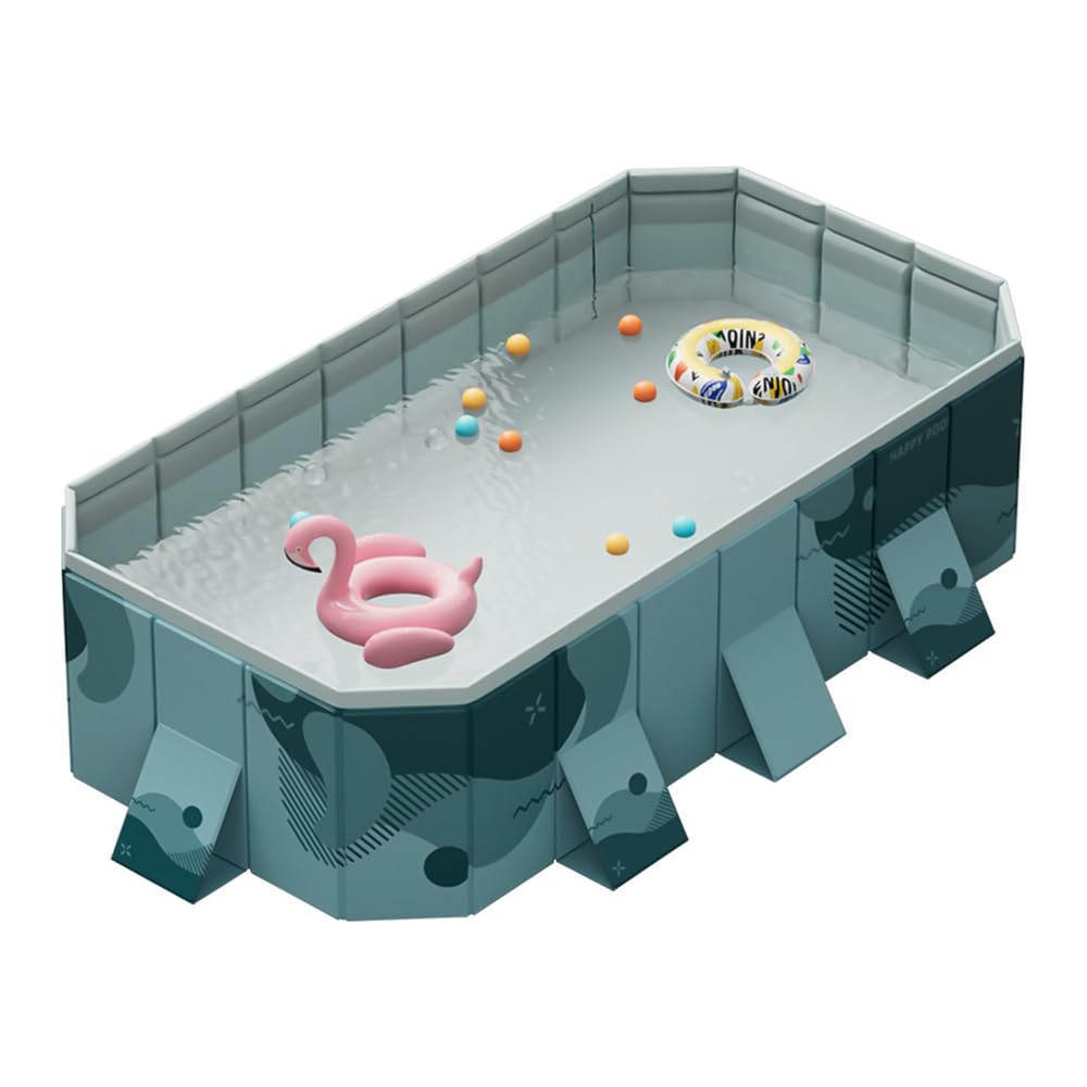 Yuewo Foldable Pvc Swimming Pool Hard Plastic Shell Portable Swimming ...
