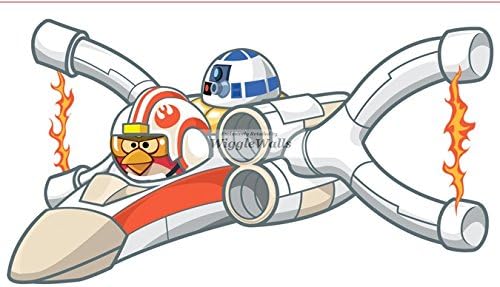 Amazon.com: 9 Inch Luke Skywalker X Wing Red Leader ABSW Removable Peel ...