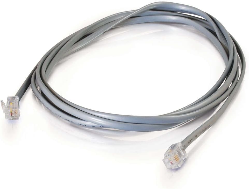 5M 5 Metre Long ADSL Internet Broadband DSL RJ11 to RJ11 Cable Lead ...