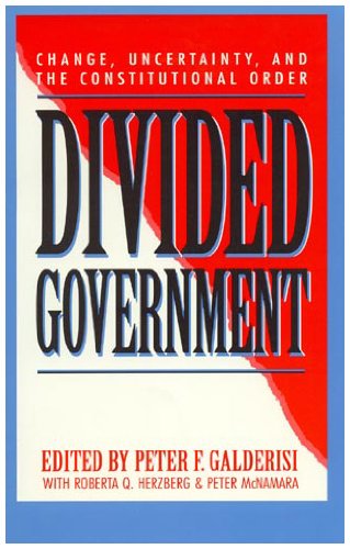 Amazon.com: Divided Government: 9780847682959: Galderisi, Peter F ...