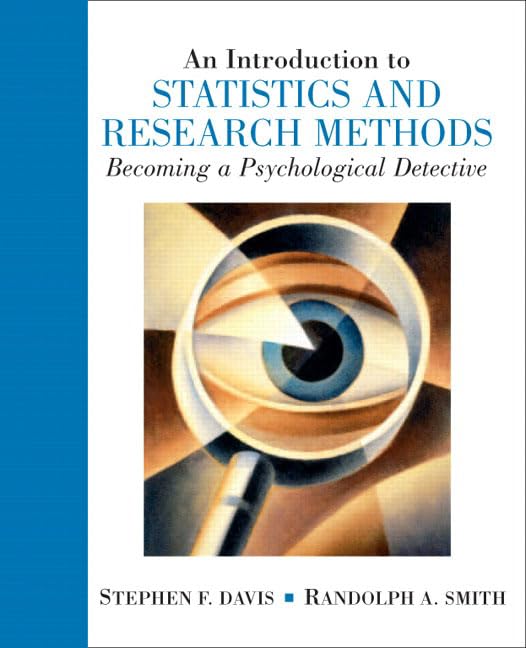 Amazon.com: Introduction to Statistics and Research Methods: Becoming a ...