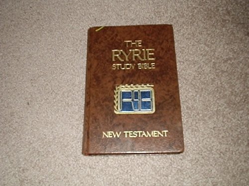 The Ryrie Study Bible, New Testament, King James Version: Charles ...