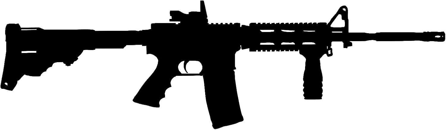 Amazon.com: Garage Art Signs AR-15 Rifle Laser Cut Out Wall Décor ...