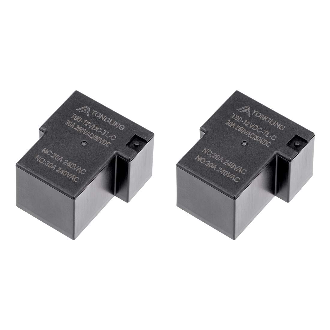 Amazon.com: uxcell 2 Pcs T90-12VDC-TL-C DC 12V Coil SPDT 5 Pin PCB ...