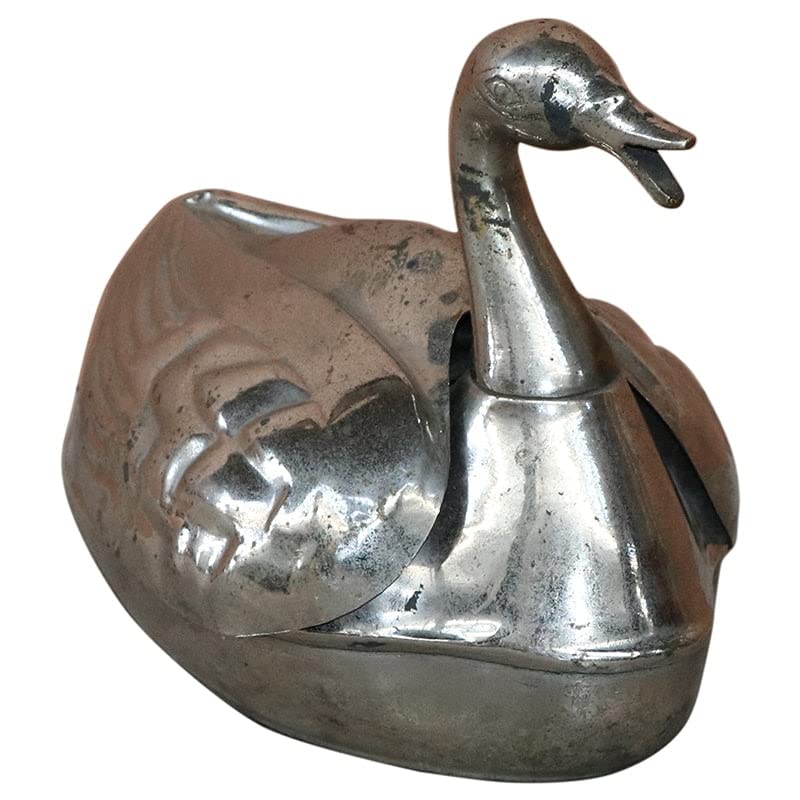 Amazon.com: Handmade Hand-Carved Vintage Iron Swan Box | Rustic Unique ...