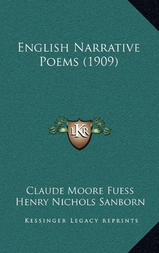 Buy English Narrative Poems (1909) Book Online at Low Prices in India ...