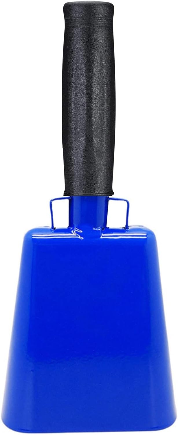 Amazon.com: 8’’ Steel Cow Bell with Handle, Noise Maker Cowbell ...