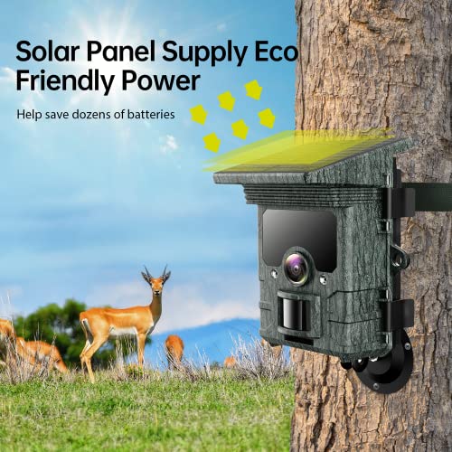 Snapklik.com : Solar Trail Camera 4K 30fps - WiFi Bluetooth 46MP ...