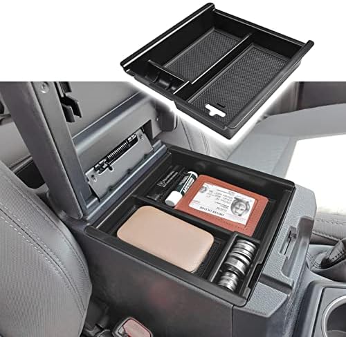 TripleAliners for 2023 Tacoma Center Console Organizer with Leather ...
