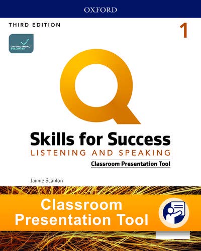Q SKILLS FOR SUCCESS 3E: LEVEL 1 LISTENING & SPEAKING CLASSROOM ...