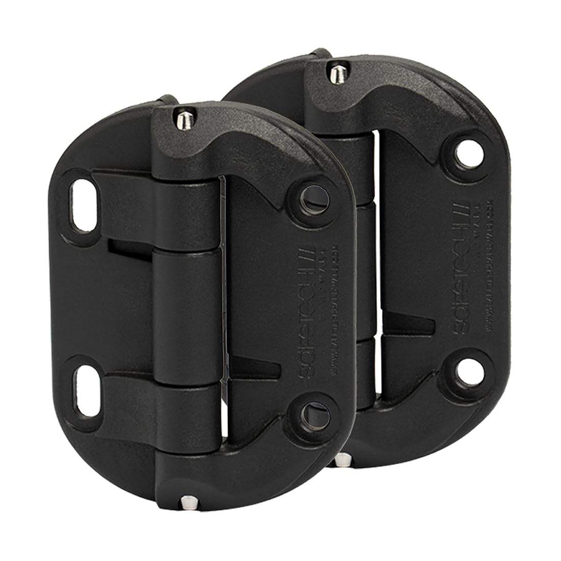 Snapklik.com : Safetech Hardware Neutral Closing Gate Hinges Self ...