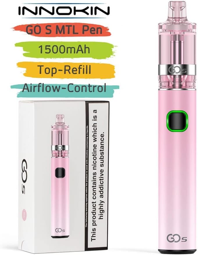 Innokin E Cigarette Vape Pen Starter Kit, Innokin GO S Pen, 1500mAh E ...
