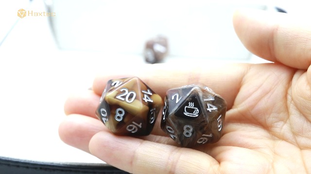 Watch Haxtec specially designed coffee dice on Amazon Live