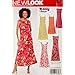 New Look sewing pattern 6347: Misses Dresses, size A, Cotton, A (10-12 ...