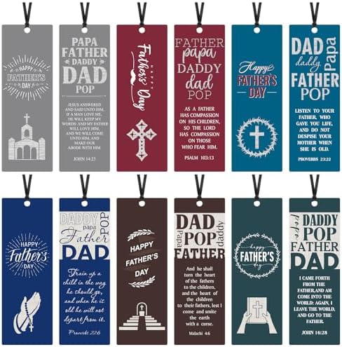 Amazon.com: BWkoss Father's Day Color Your Own Bookmarks for Kids ...