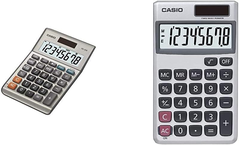 Amazon.com : Casio MS-80B Standard Function Desktop Calculator (Black ...