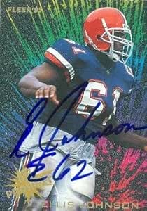 Ellis Johnson autographed Football Card (Florida) 1995 Fleer #10 Rookie ...