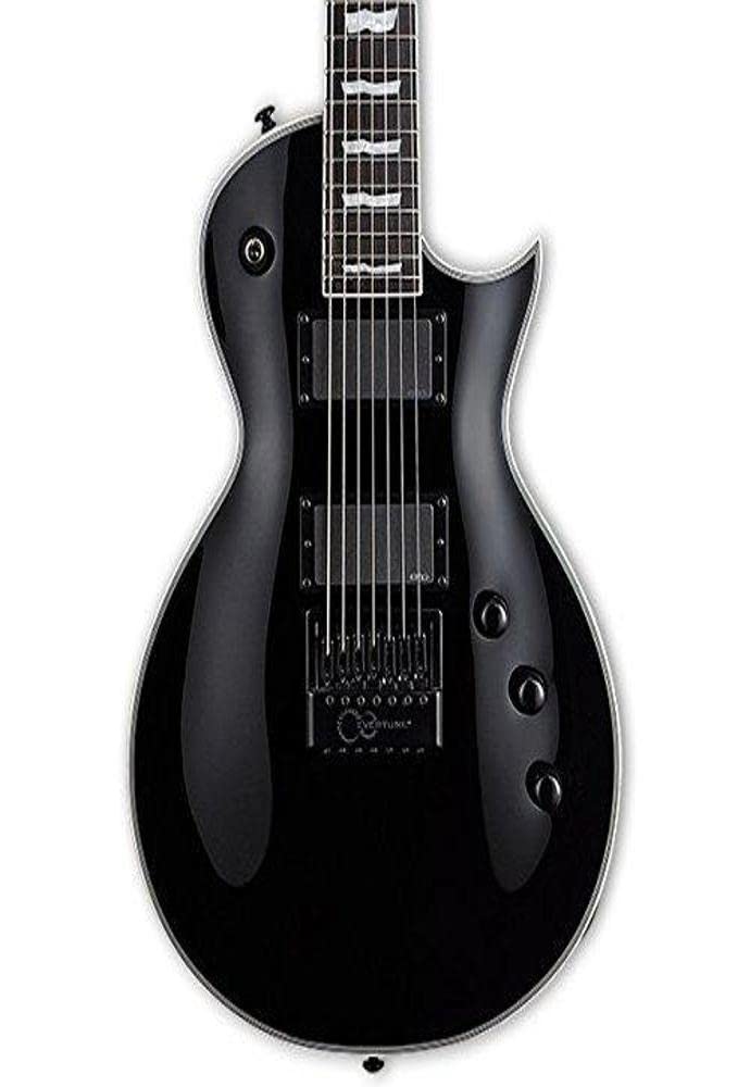 ESP LTD EC-1007 Eclipse Evertune 7-String Electric Guitar, Black ...