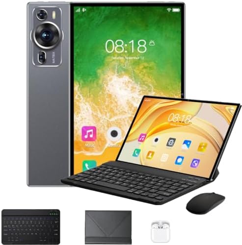 DIVENT-Tablet com tela de 10.1 polegadas, 16 GB de RAM + 512 GB de ROM ...