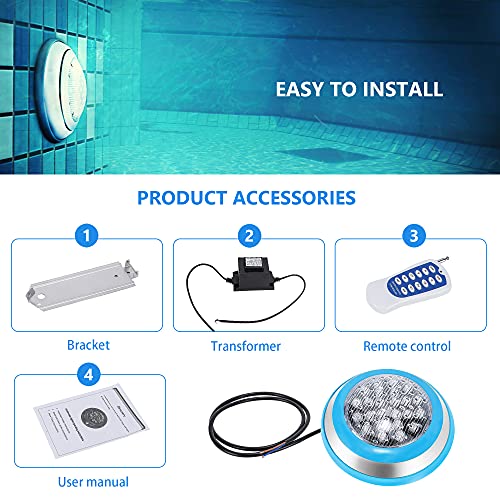 Snapklik.com : Spolehli LED Pool Light Bulb RGB Color Changing Swimming ...