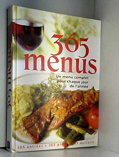 365 MENUS *REG. 24,95$*: unknown author: 9782743425999: Amazon.com: Books