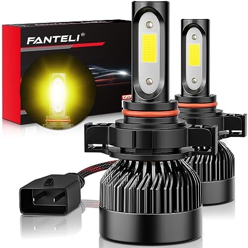 Amazon.com: FANTELI 5202 Fog Light Bulbs, 3000K Amber Yellow, 400% ...