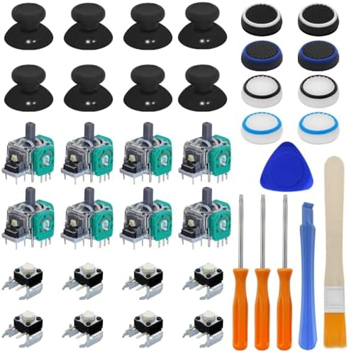 Amazon.com: Onyehn 8pcs Controller 3D Analog Joystick Thumb Sticks ...