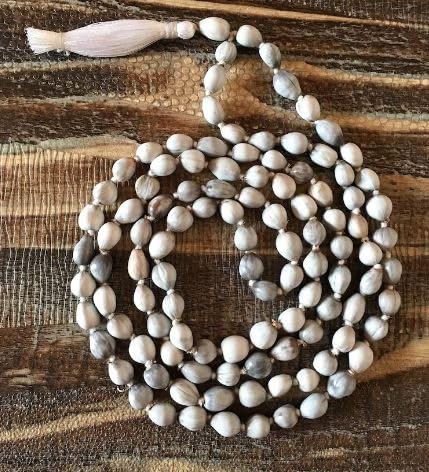 Rare-GEMS Vaijayanti Mala Original 108 Beads Krishna Japa Mala वैजन्ती ...