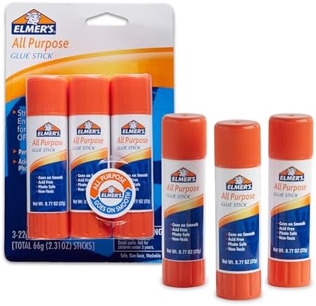 Amazon.com: Elmer's All Purpose Glue Sticks, Washable & Non-Toxic ...