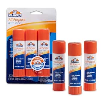 Amazon.com: Elmer's All Purpose Glue Sticks, Washable & Non-Toxic ...