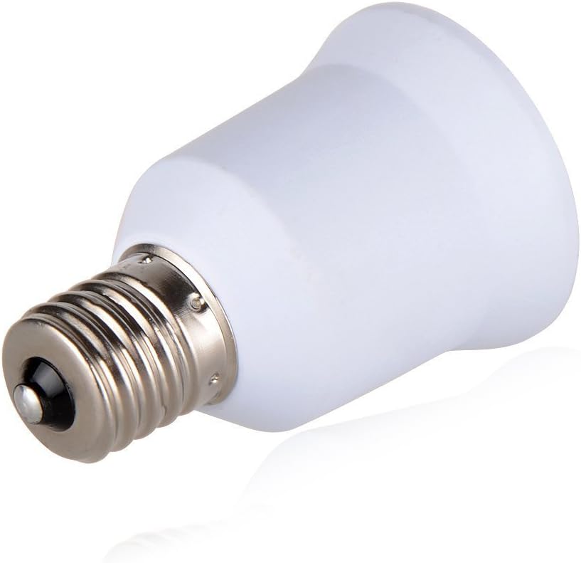 Yi Lighting E17 to E26 Light Bulb Socket Base Adapter Converter ...