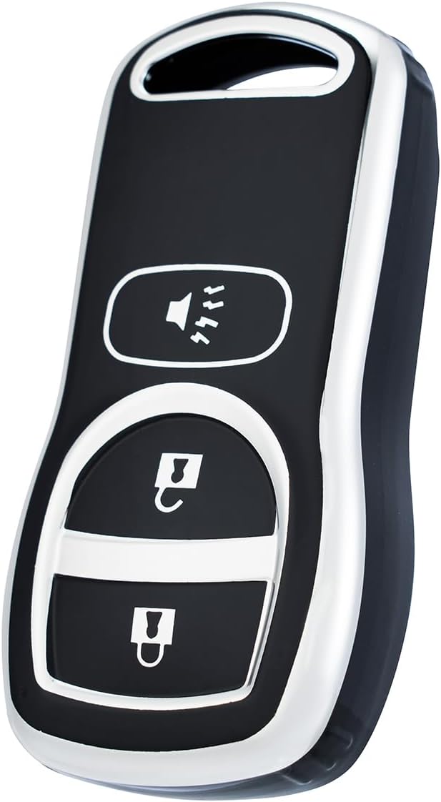 Amazon.com: CHATYYD Key Fob Cover for Nissan,Soft TPU Car Key Cover ...
