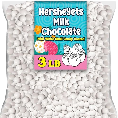 Amazon.com: Hershy Milk Chocolate Easter Candy Bulk, 3 Lbs Mini White ...
