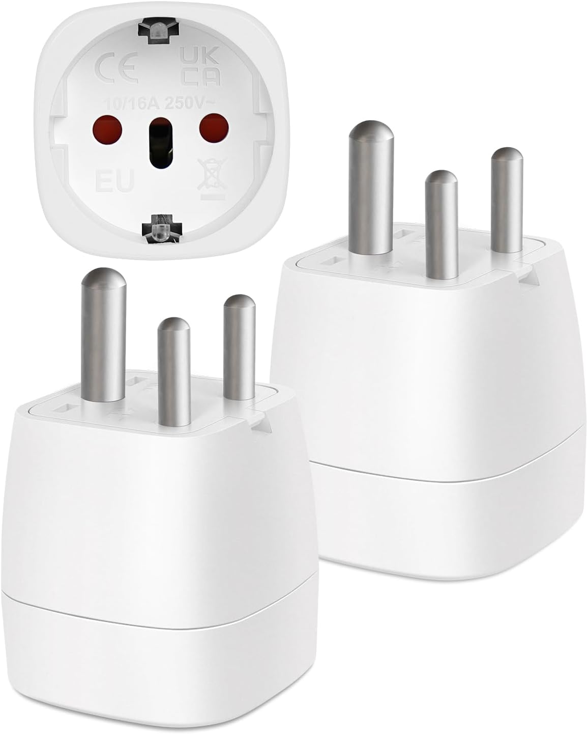 Denmark DK Danemark Adapter Voyage Plug Type K to à UK, US USA American ...