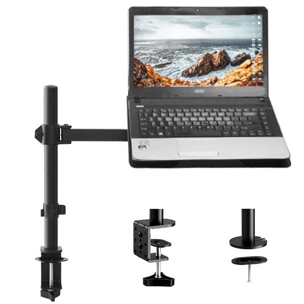 Laptop Tray Desk Mount for 1 Laptop Notebook up to 17 inch, Fully ...