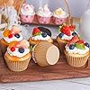 Amazon.com: Veemoon Artificial Cupcake Fake Display Cake Faux Cake ...