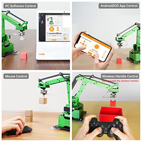 MaxArm ESP32 Open Source Robotic Arm Mechanism Structure Bus Servo with Suction Nozzle Support ...