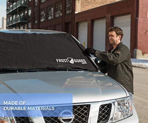FrostGuard Plus | Premium Winter Windshield Cover with Dual Security ...